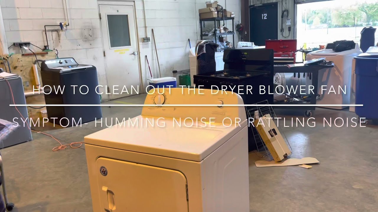 How to clean the blower fan on a Whirlpool Dryer - YouTube