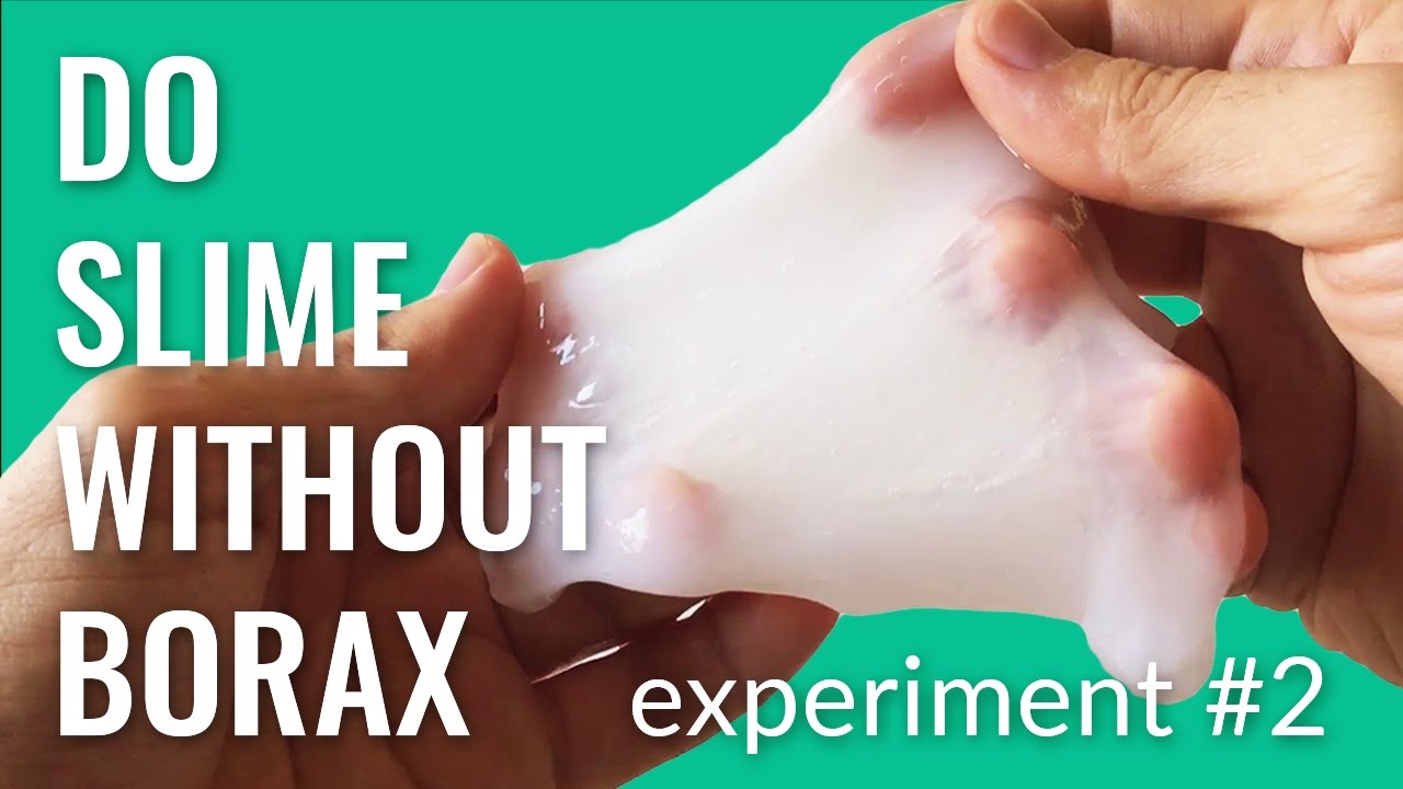 How To Do Slime Without Borax - DIY Cloudy Slime - Experiment #2 - YouTube