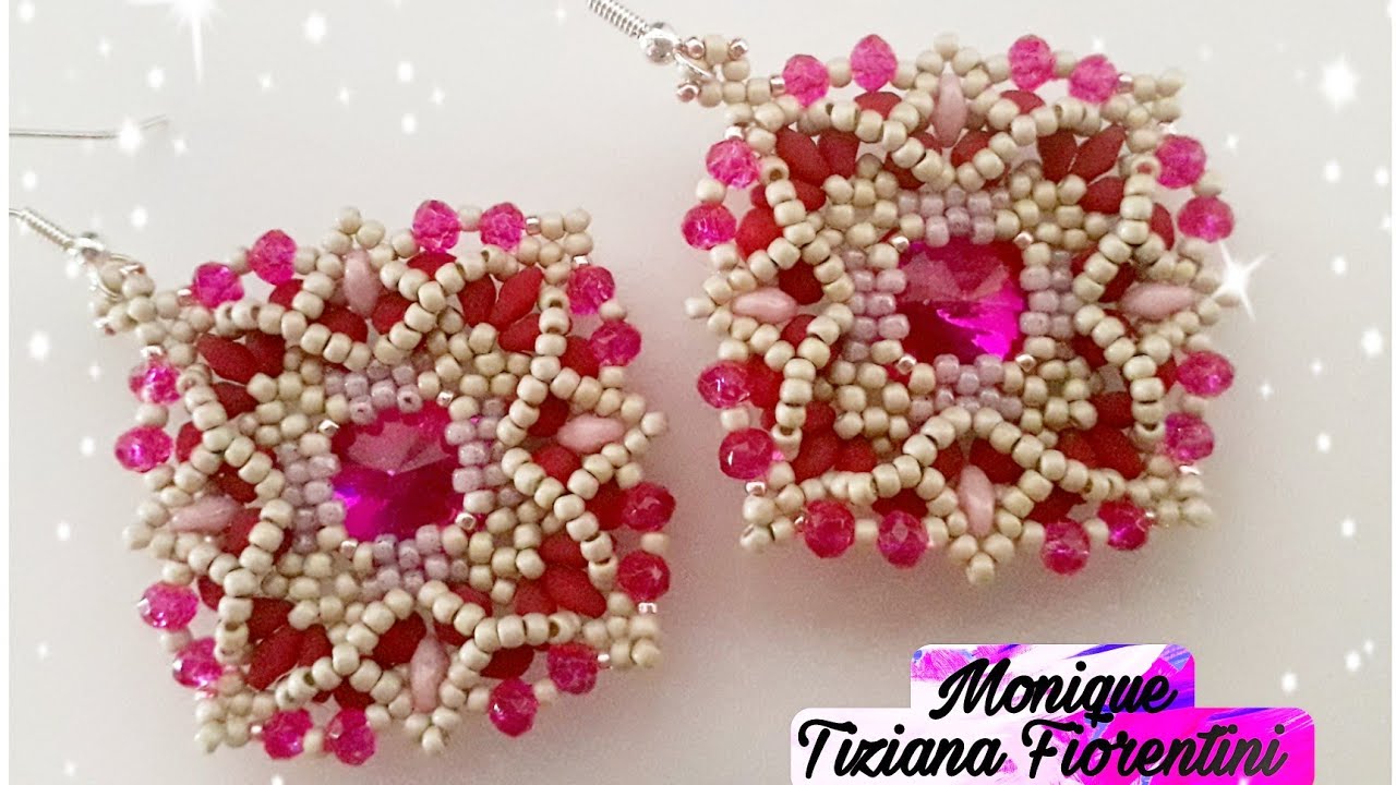 Tutorial modulo Monique con superduo perle, cipollotti e rocailles - YouTube