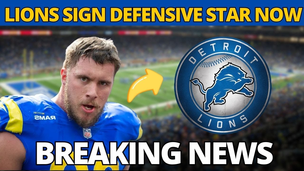 🤯 SHOCKING MOVE: DETROIT LIONS BOOST DEFENSE WITH A SURPRISING SIGNING ...