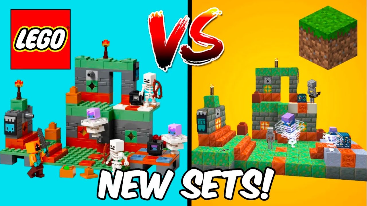 Building every New LEGO Minecraft set in Minecraft! - YouTube