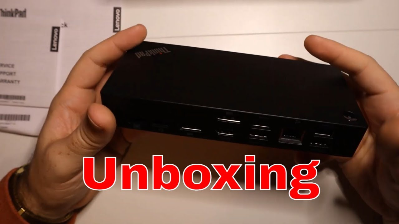 Lenovo ThinkPad Universal USB C Dock - YouTube