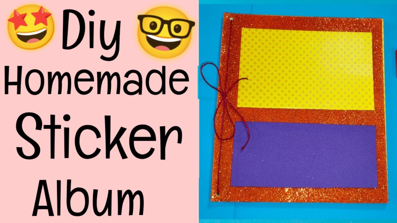DIY Sticker Album 🤩 How to make Album at home/Multipurpose Album ...