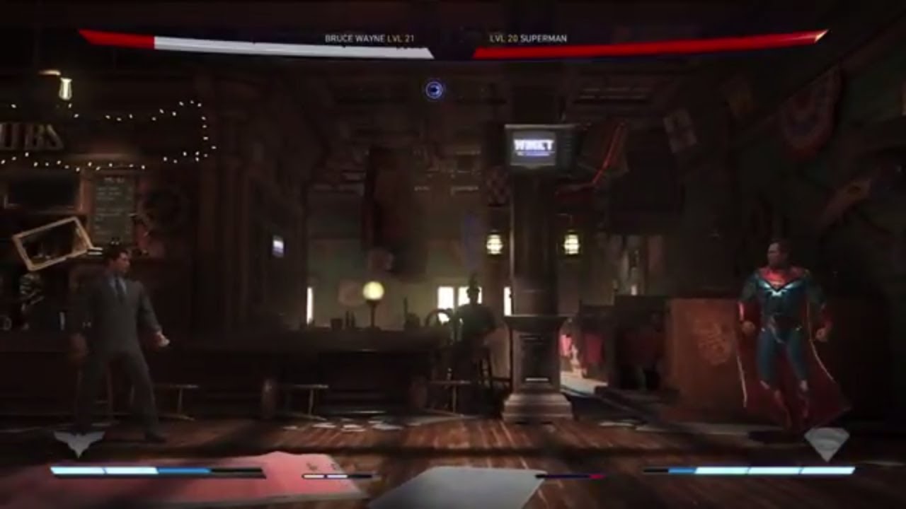 Injustice 2 Bruce Wayne VS Superman Single Fight - YouTube
