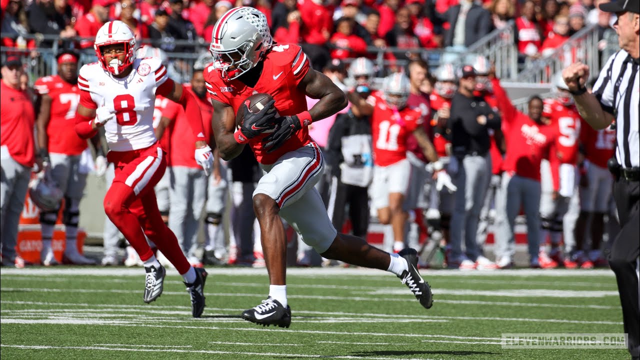 Jeremiah Smith highlights vs Nebraska | CFB 2024 - YouTube