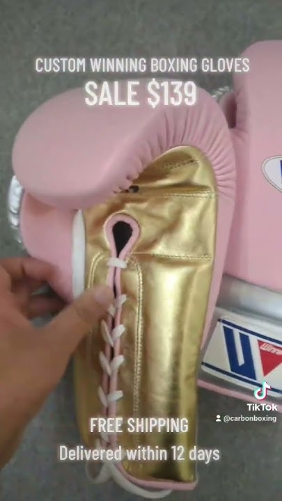 CUSTOM WINNING BOXING GLOVES - YouTube