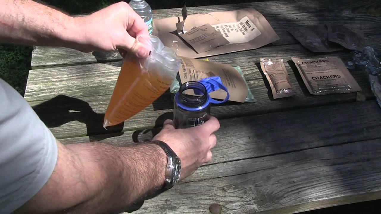 MRE Meal, Menu 4, prep and review - YouTube