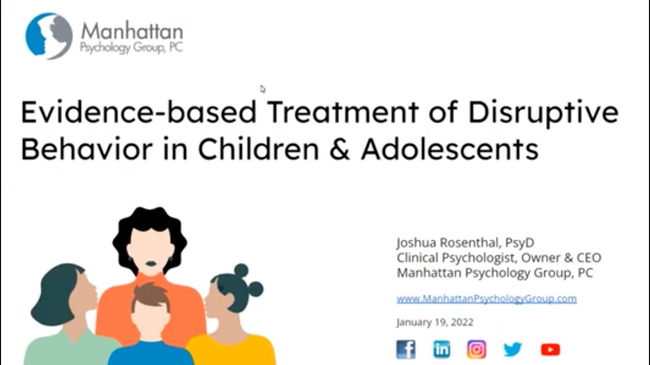 Disruptive Behaviors & ODD: Methods to Improve Conduct and ...