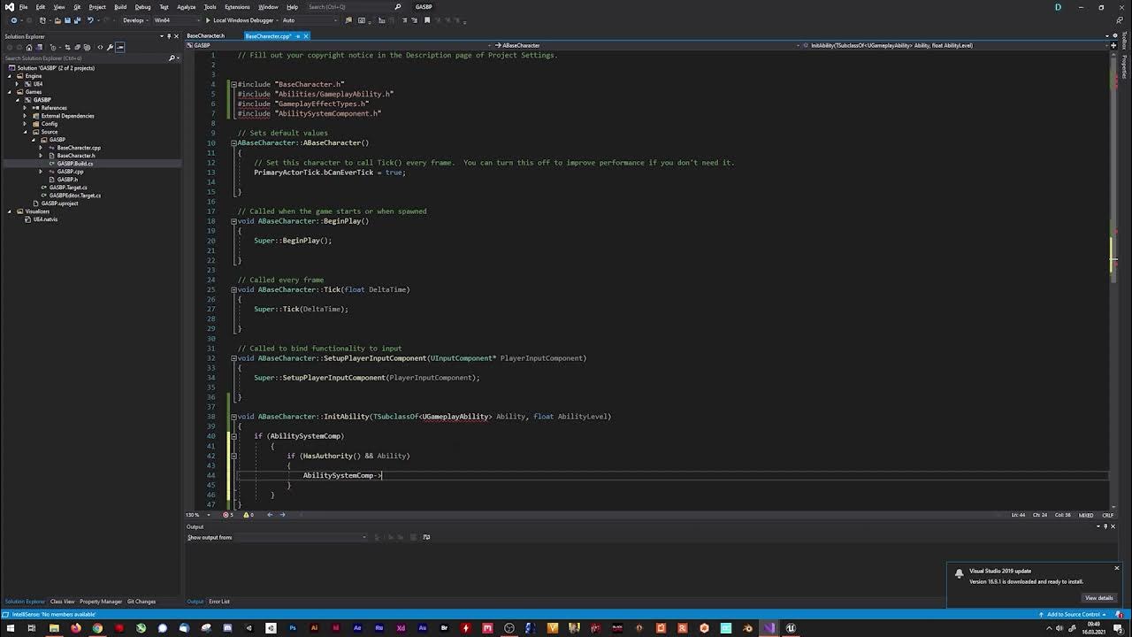 Unreal Engine / Basic Blueprint Access for Gameplay Ability Blueprint ...