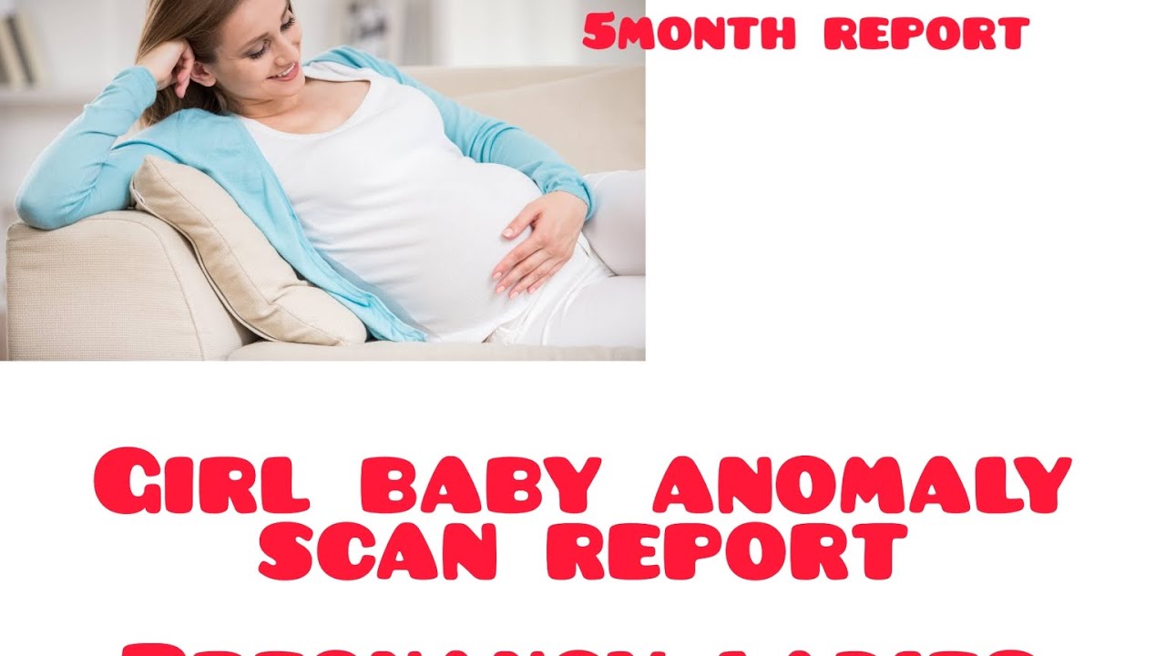5th month anomaly scan report girl baby - YouTube