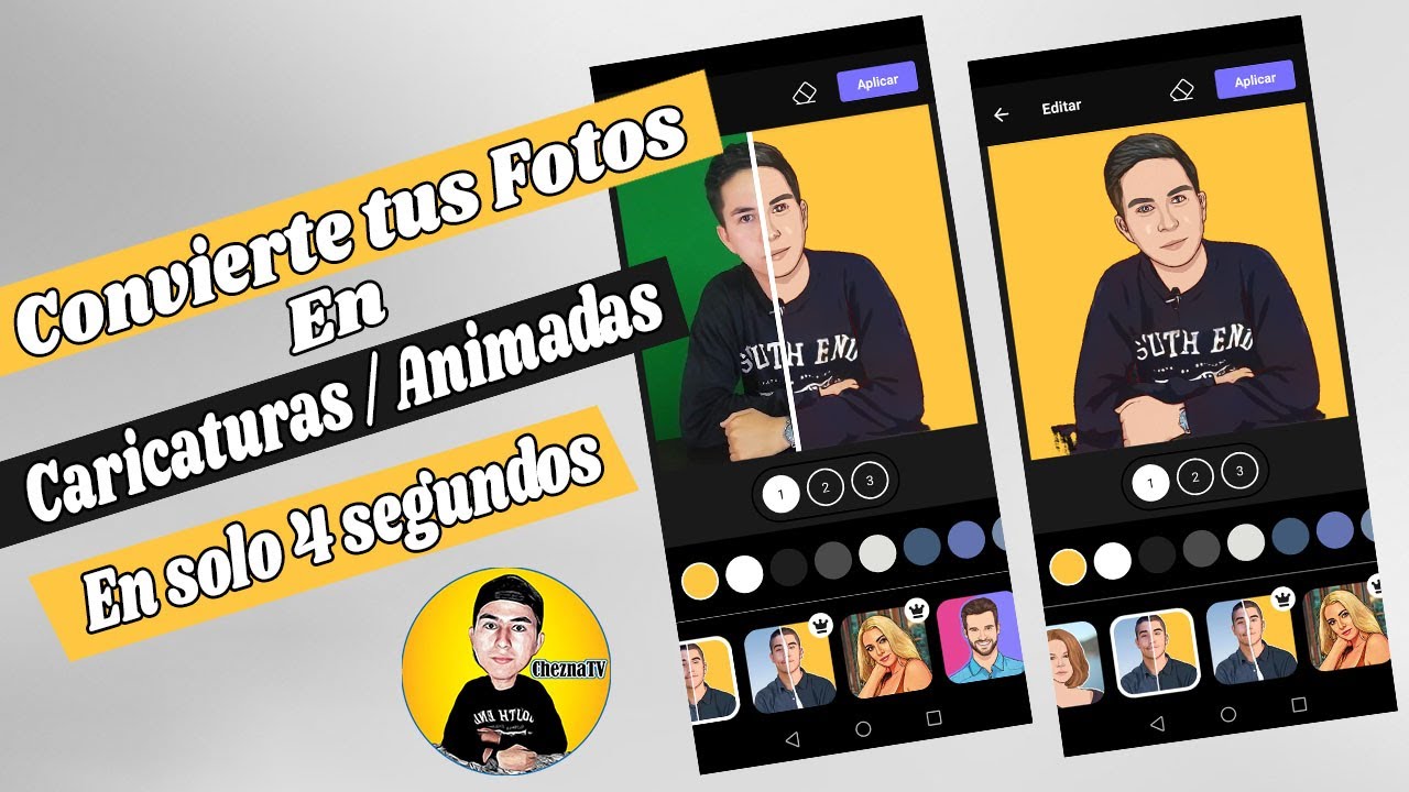 Como convertir Fotos en Caricatura o Foto animada En solo Segundos ...