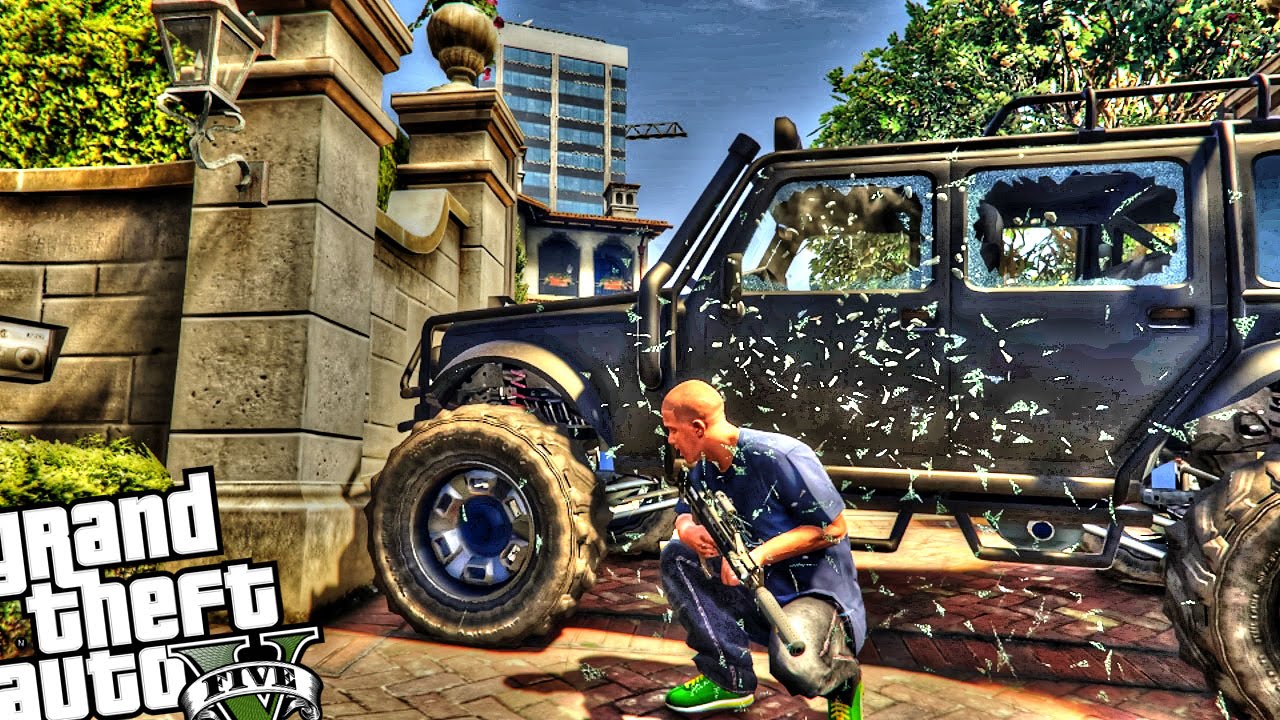 Rescuing Michael From Hostage Situation! - GTA 5 PC MOD - YouTube