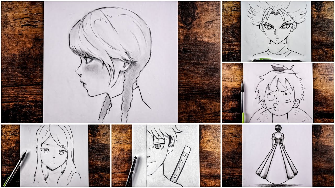 6 Easy and Beautiful Drawings for Your Next Masterpiece - YouTube