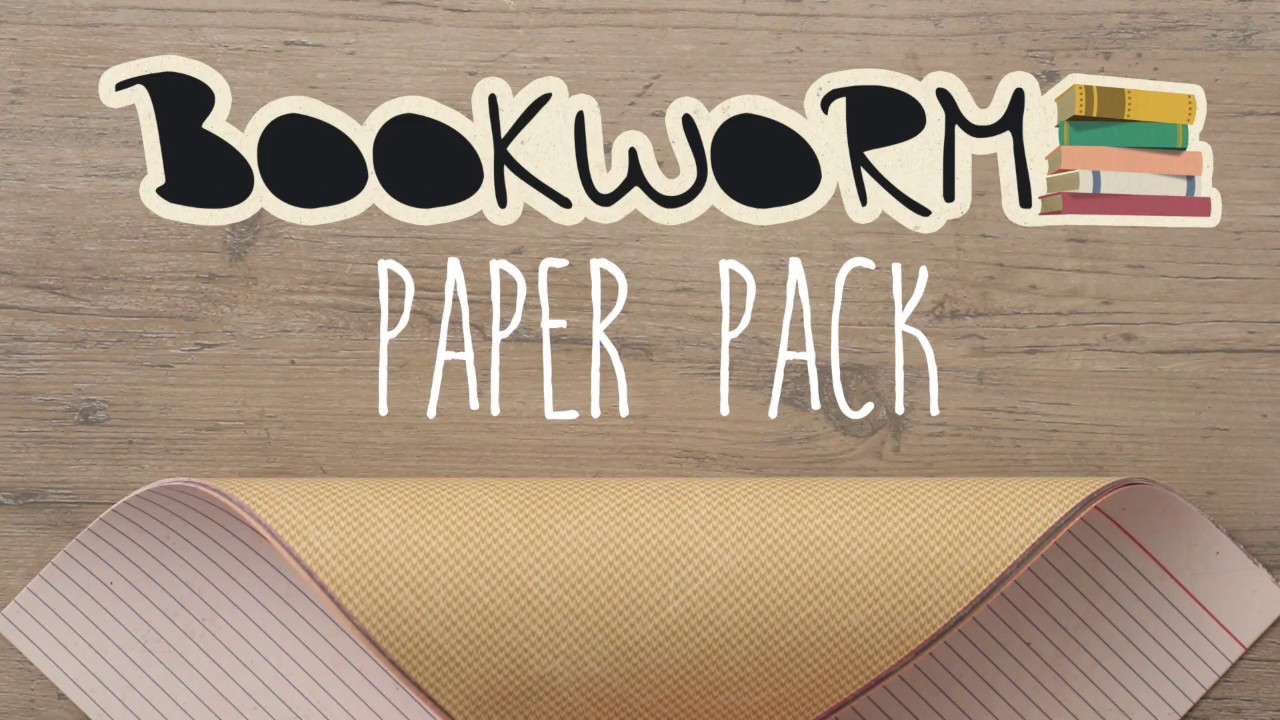 Bookworm Paper Pack by Creative Memories - YouTube
