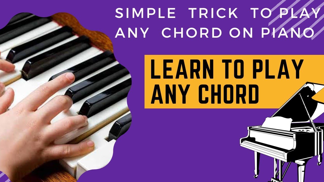 Learn all chords on Piano in 8 minutes 🎹- Easiest formula for Beginners ...