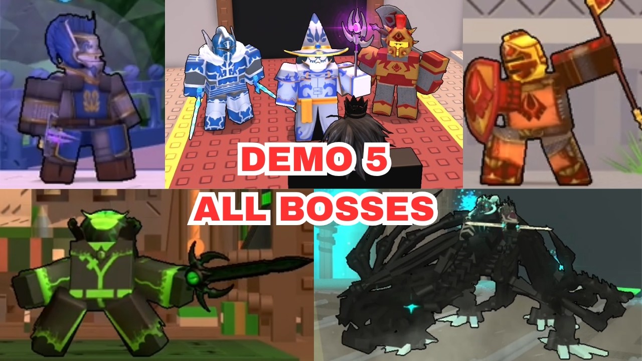 Block Tales - Chapter 5, ALL BOSSES (Roblox) - YouTube