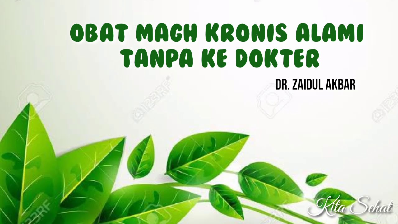 OBAT MAGH KRONIS - dr. ZAIDUL AKBAR - YouTube