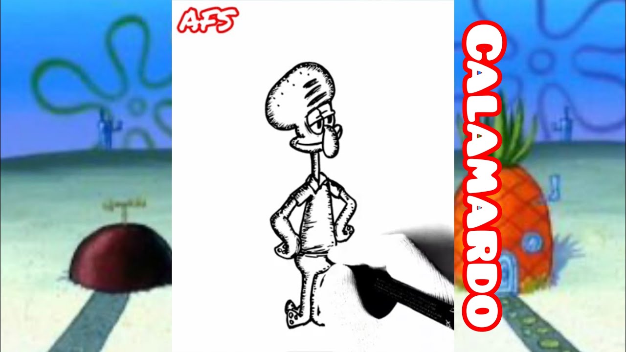 como-dibujar-a-calamardo-youtube