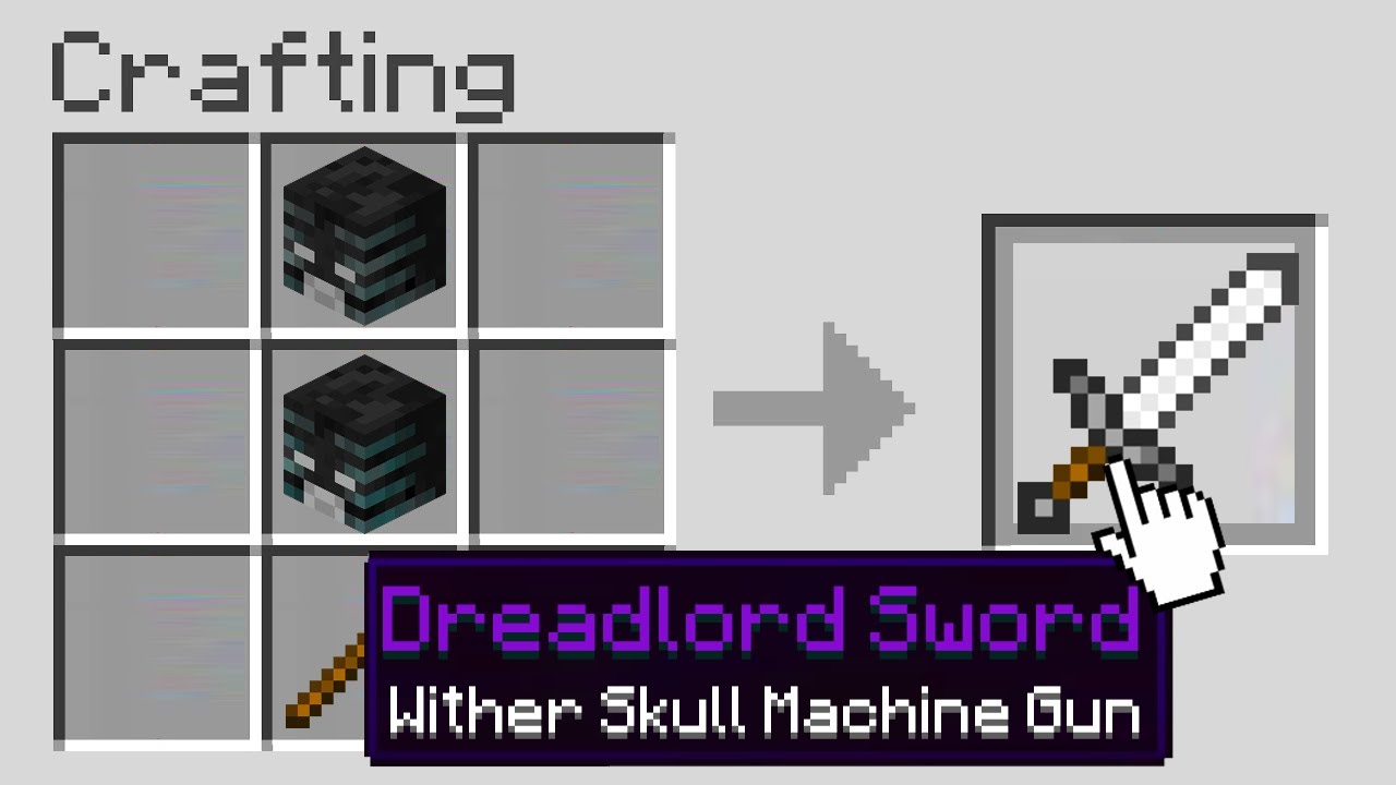 Minecraft but I can craft a Dreadlord Sword - YouTube