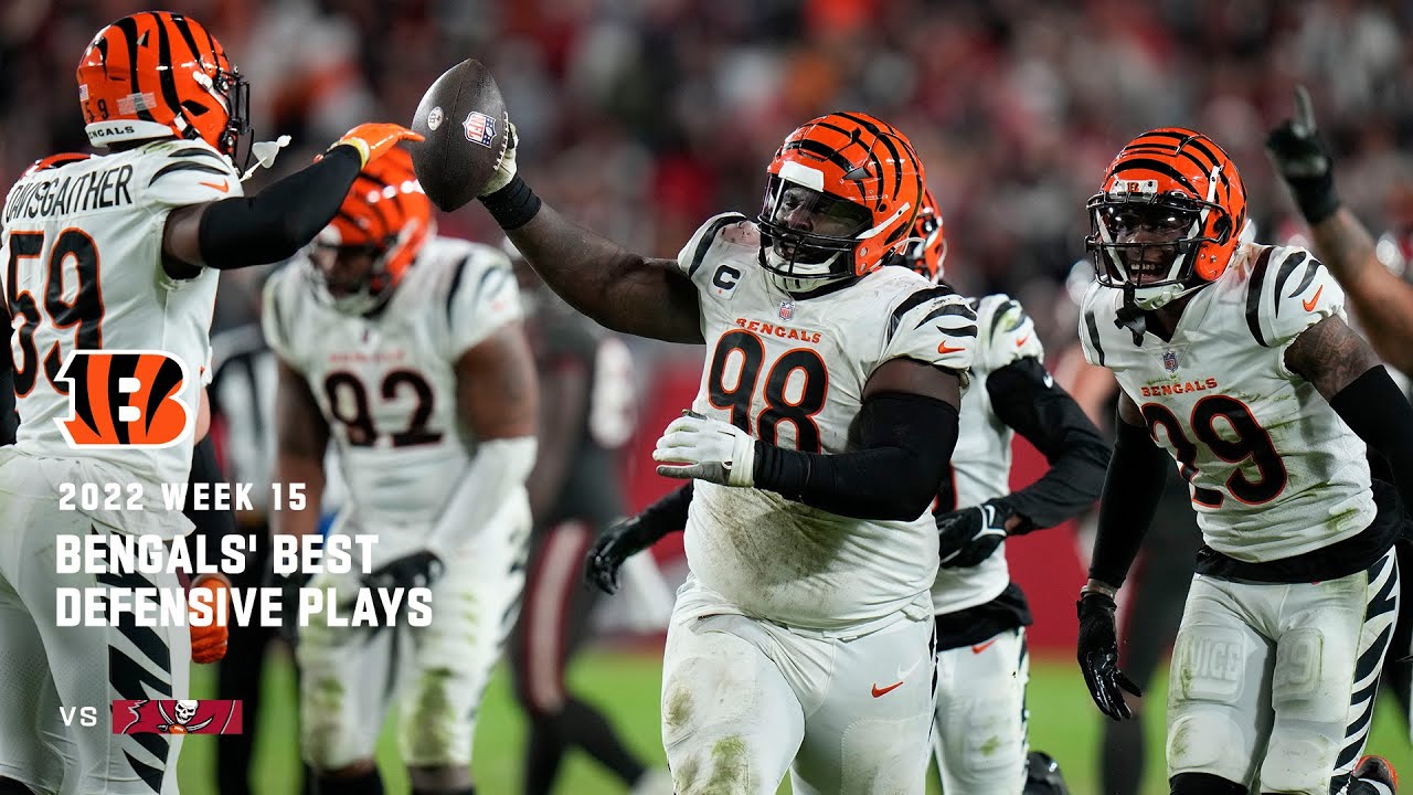 Bengals' best defensive plays vs. Buccaneers | Week 15 - YouTube