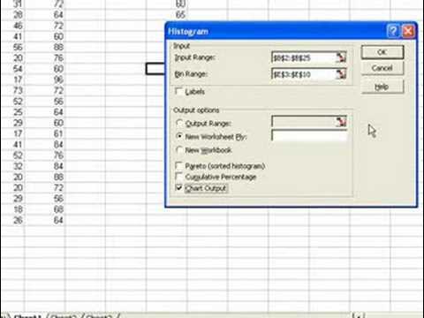 Histogram and Frequency Distribution in Excel - YouTube