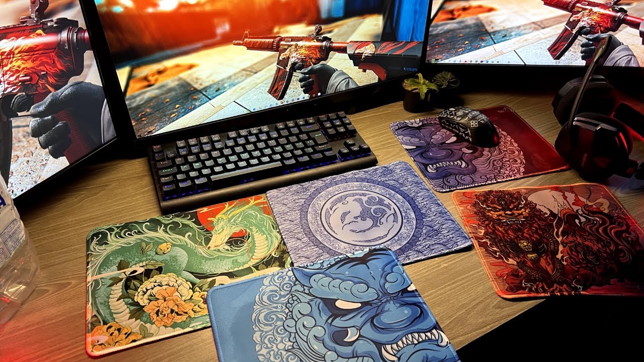 COMPREI 5 MOUSE PAD NA PROMOÇÃO DO ALIEXPRESS! (MOUSE PAD CHINESE ...