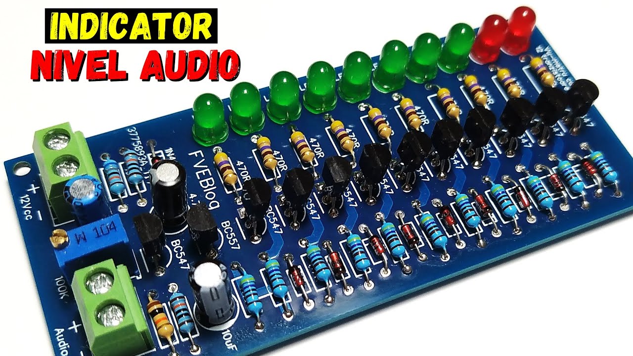 Asamblare kit vu-metru cu 12 tranzistoare si 10 leduri (Partea III ...