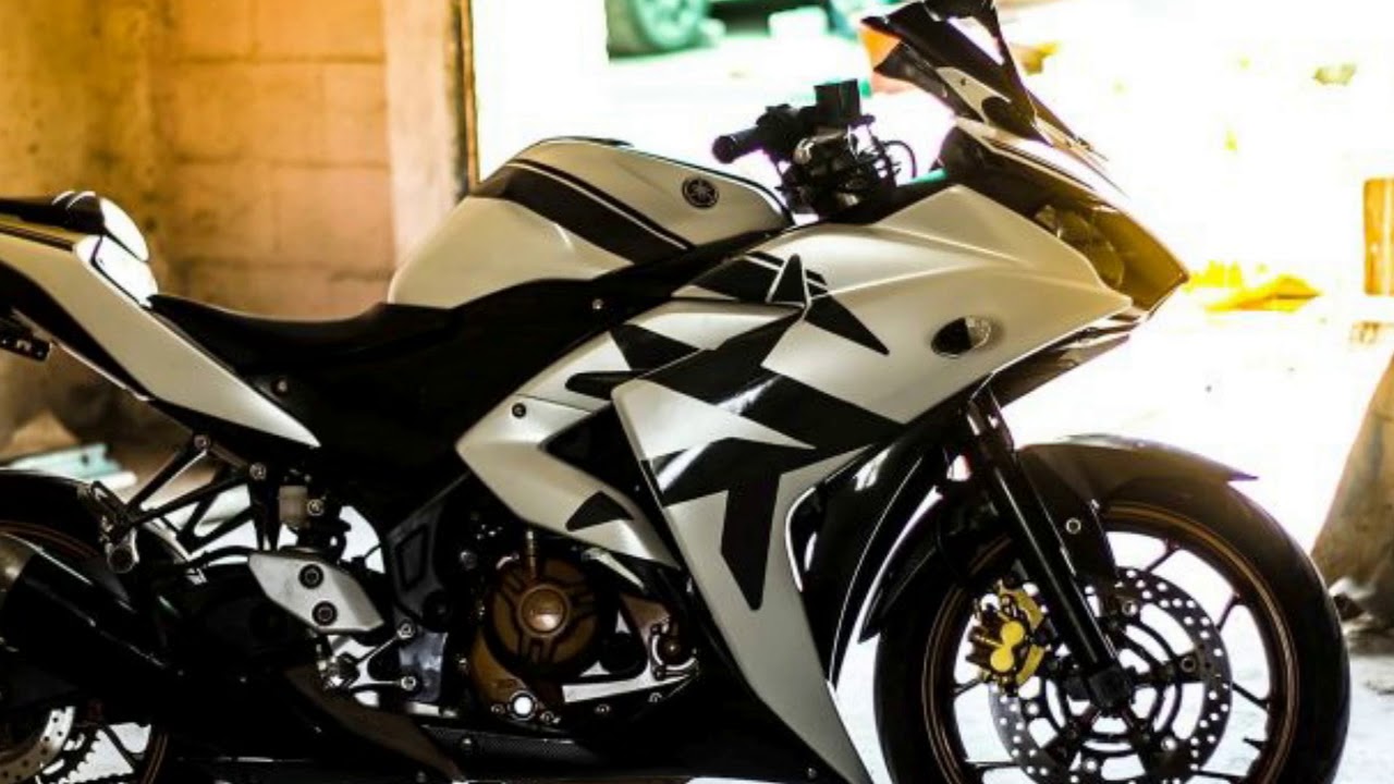 Yamaha R3 Satin Pearl White Wrap by Knight Auto Customizer - YouTube