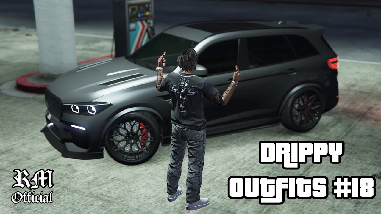 GTA 5 DRIPPY OUTFITS PART 18 - YouTube