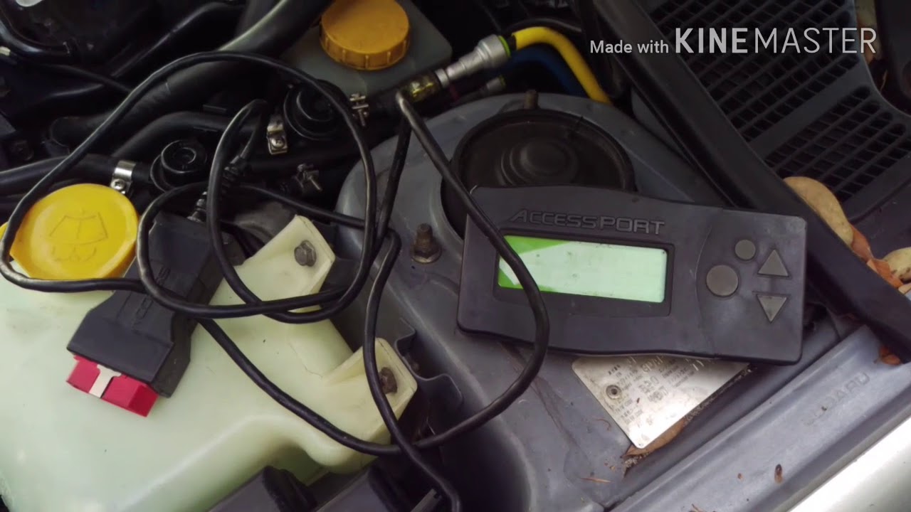 2002 WRX ECU swap 2005 and Accessport v1 - YouTube