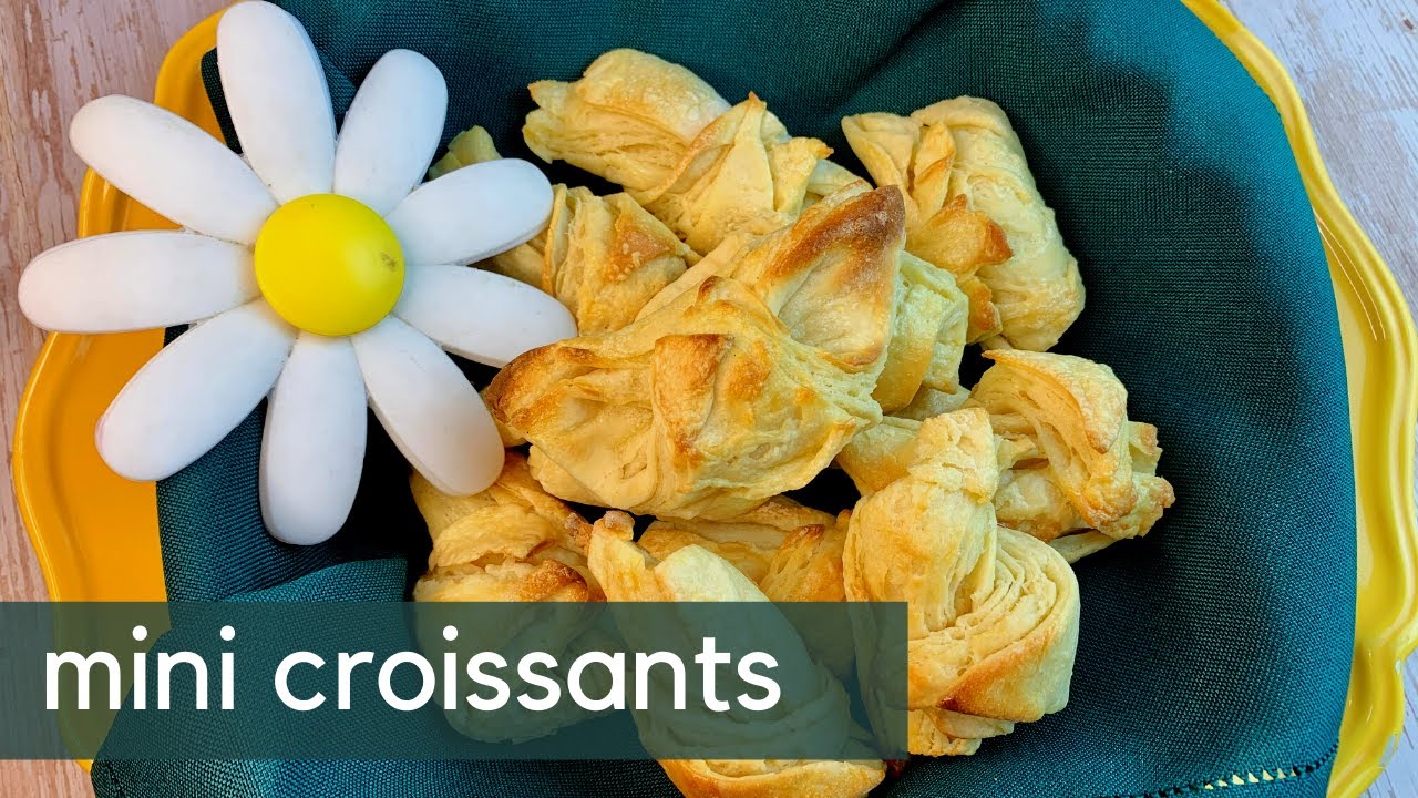 Super Easy Mini Croissants Recipe - YouTube