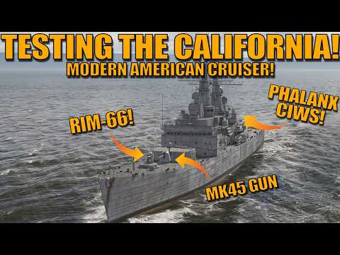 TESTING the USS CALIFORNIA! The 1970's MISSILE CRUISER from the US! - War Thunder DEV