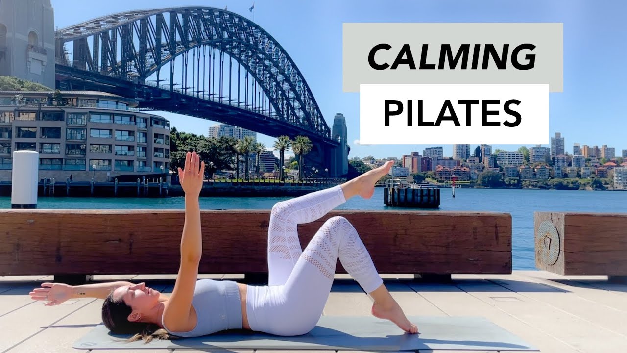 15 Minute Gentle Calming Pilates | Pilates for Beginners - YouTube