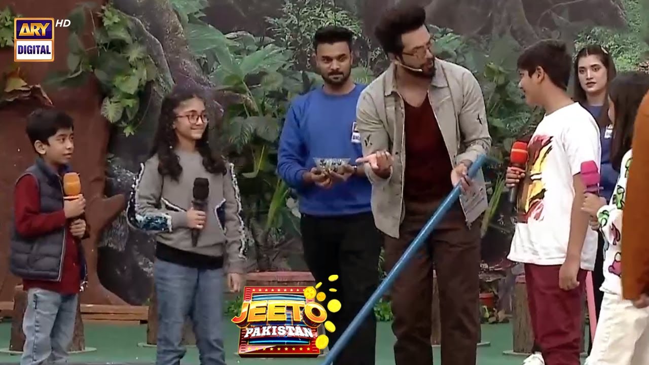 Kids Game Segment in Jeeto Pakistan | Fahad Mustafa - YouTube