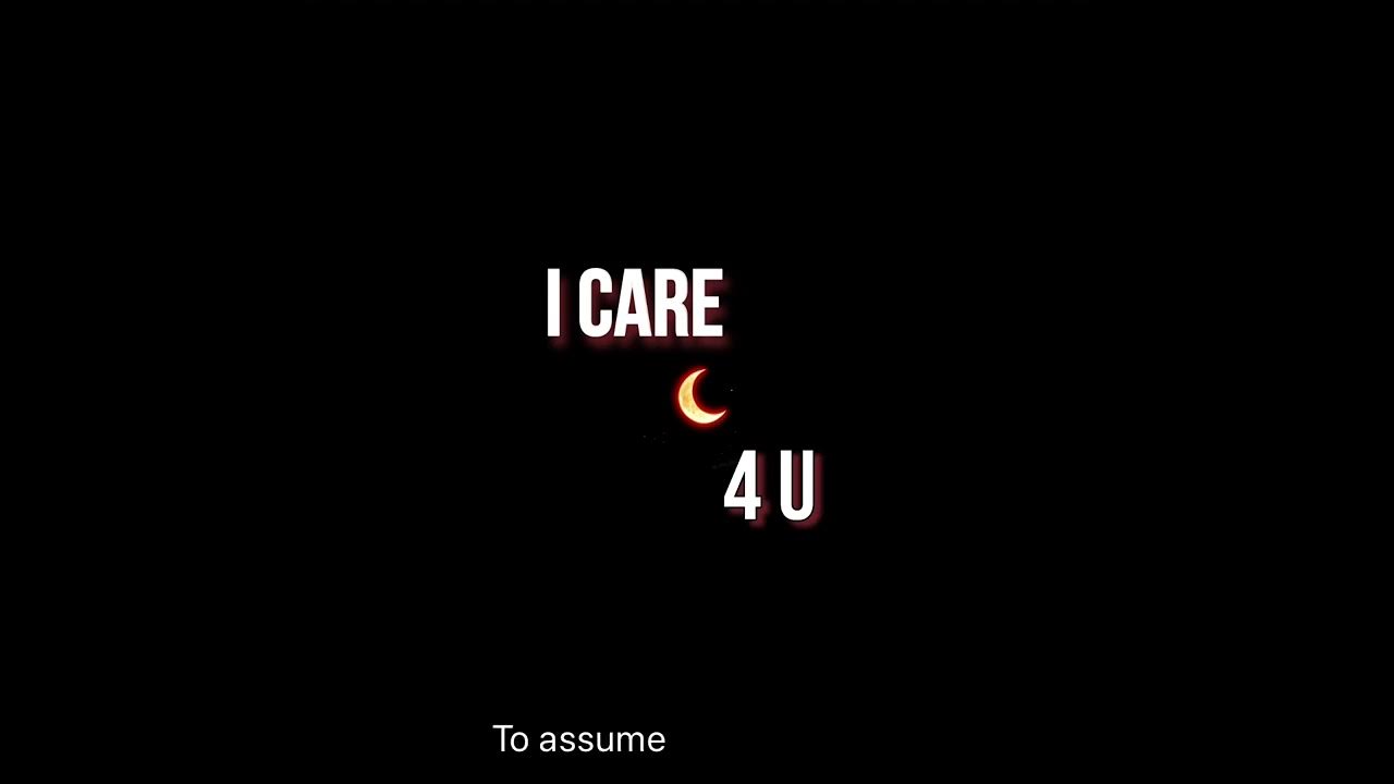 I Care 4 U - YouTube