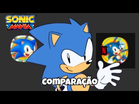 O SONIC MANIA PLUS DA NETFLIX SAIU E EU VIM COMPARAR COM A VERSÃO RSDK ...
