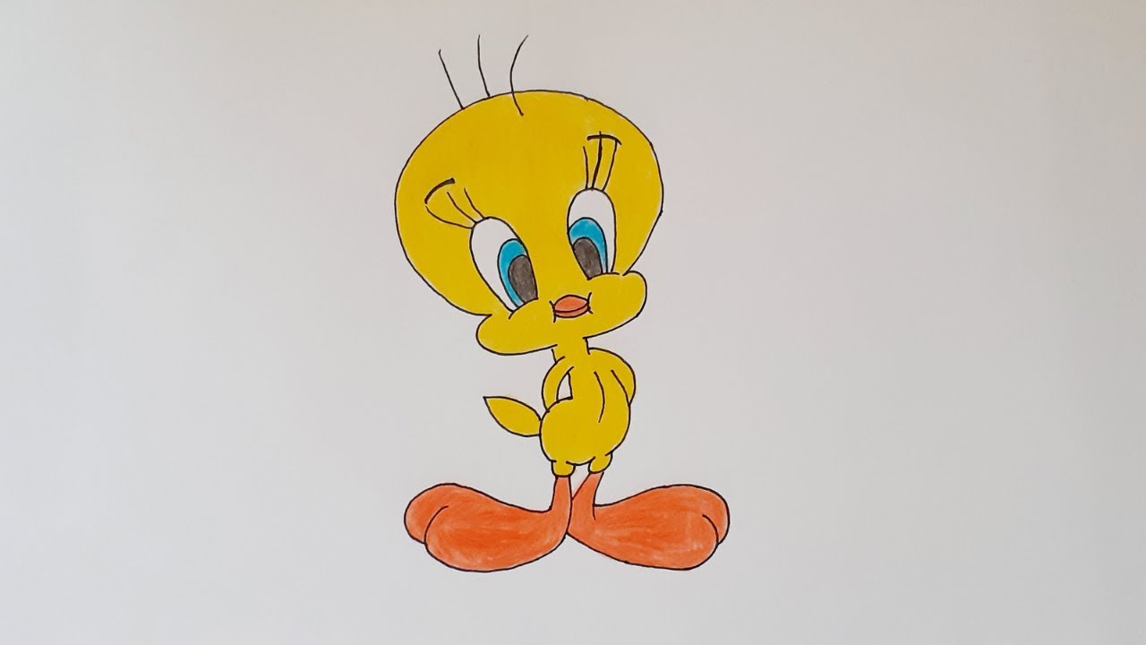 How to draw tweety😚😚 - YouTube