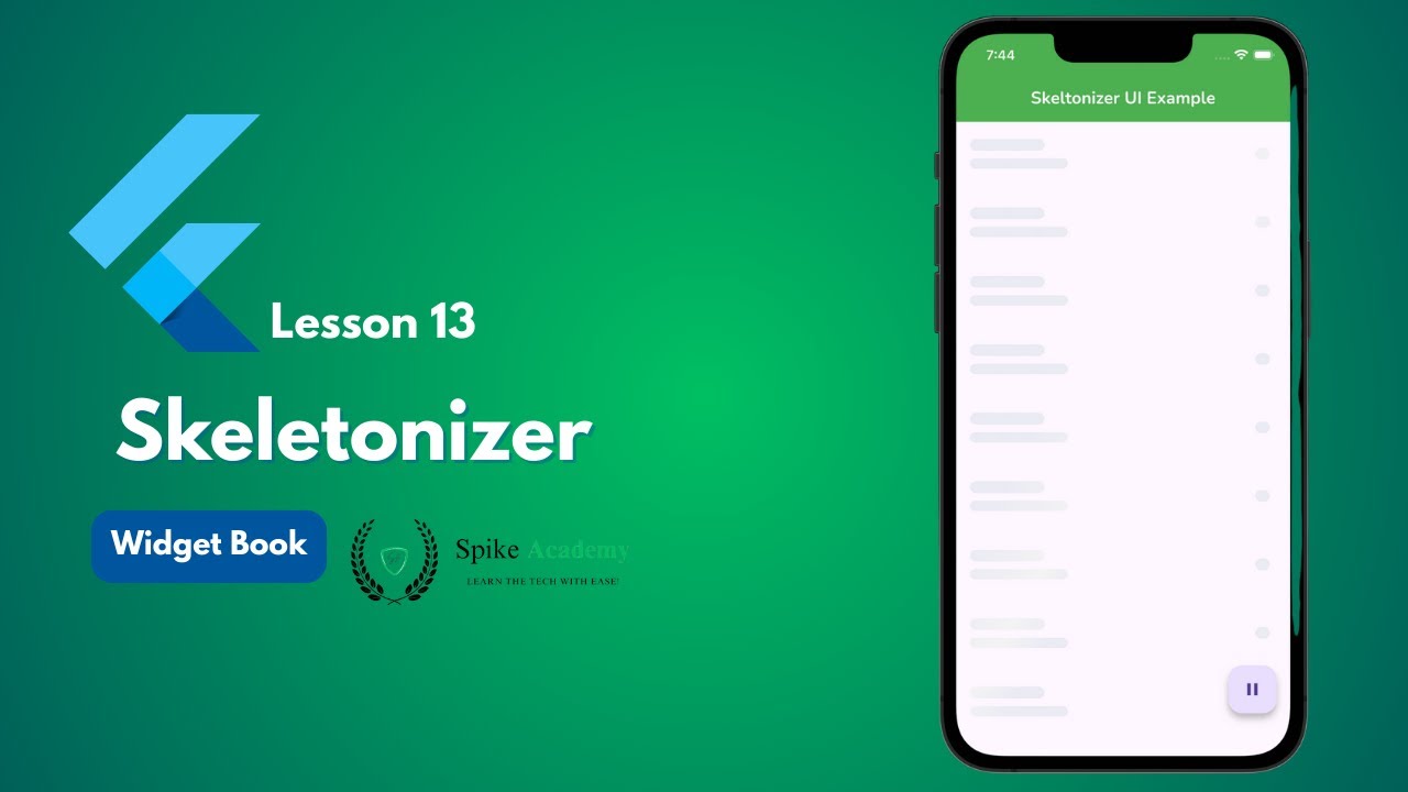Beautiful Loading Screen Widget - Flutter Skeletonizer | Loading Widget ...