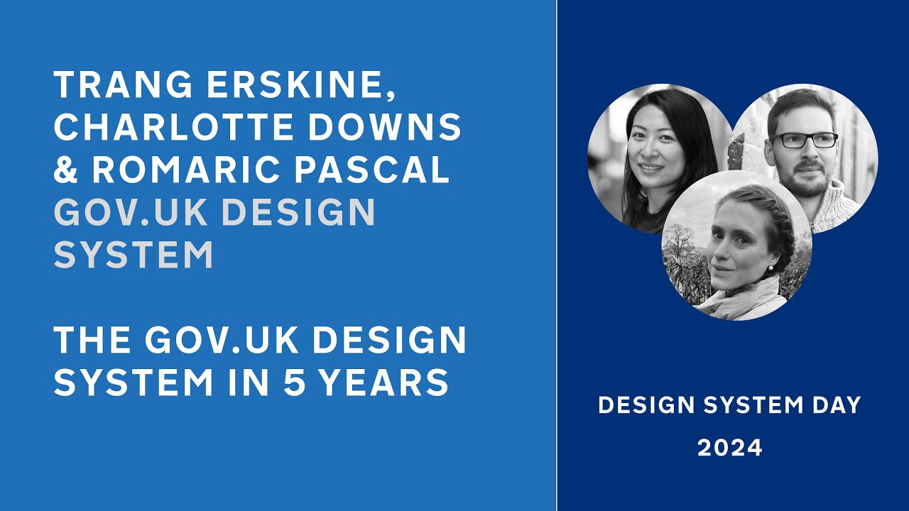 Design System Day 2024: Future of the GOV.UK Design System - YouTube