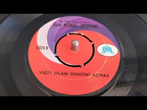 Aşık Kemal Devrani - Yiğit Olan Derdini Açmaz - 45likler 45lik 45'lik plak