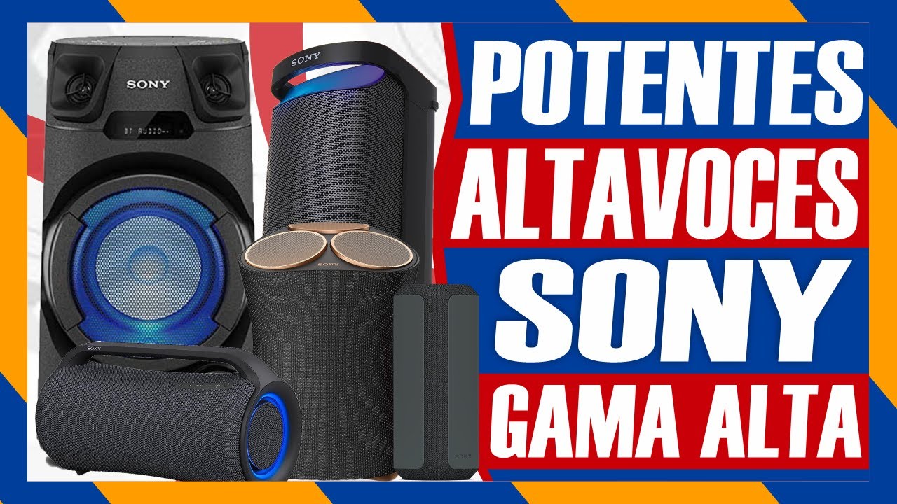 TOP POTENTES ALTAVOCES BLUETOOTH SONY - GAMA ALTA 💥 CALIDAD PRECIO 2025 ...