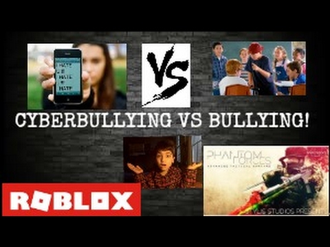 CYBERBULLYING VS BULLYING | Phantom Forces Roblox | - YouTube