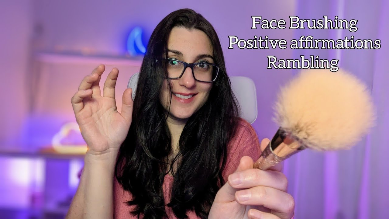 ASMR Camera Brushing and Positive Affirmations - YouTube