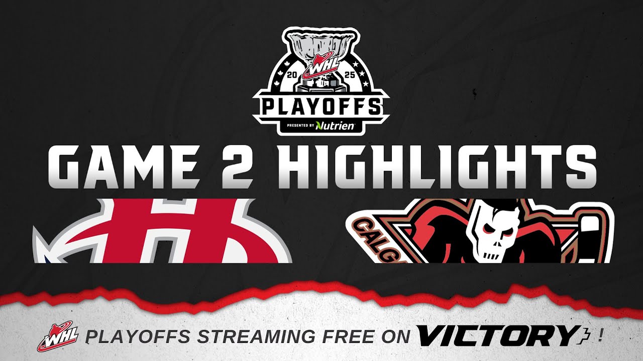 Lethbridge Hurricanes at Calgary Hitmen — Game 2 | 2025 WHL Playoffs ...
