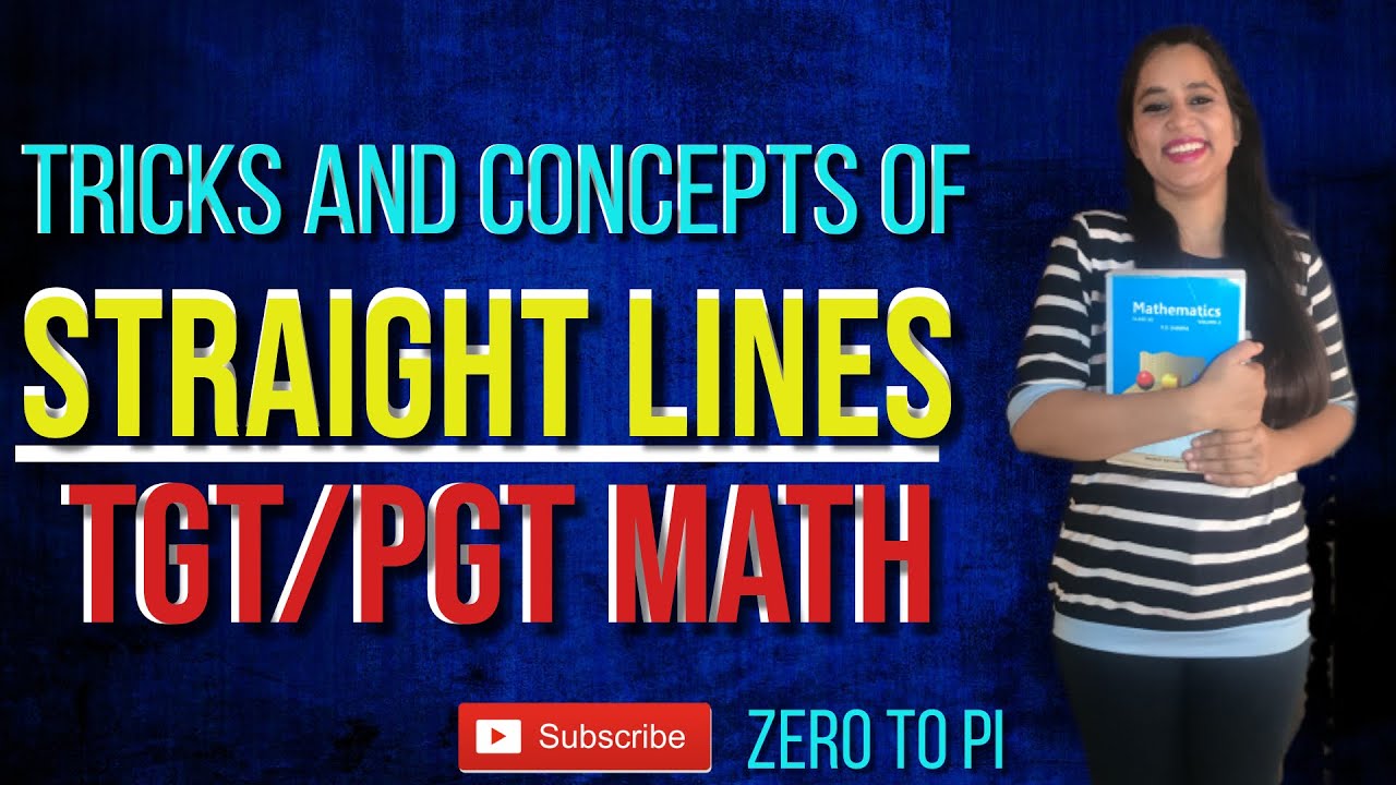 UP TGT MATHS STRAIGHT LINES || TRICKS ABD CONCEPTS OF STRAIGHT LINES ...