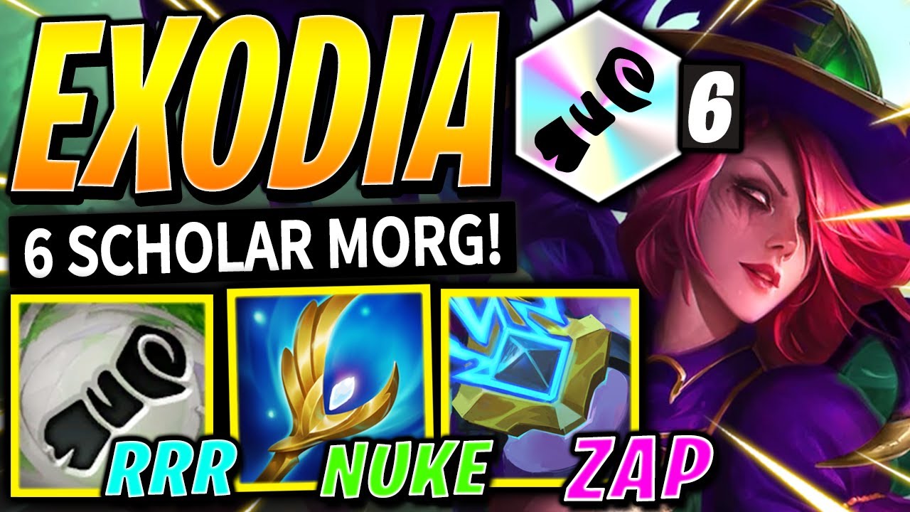 EXODIA 6 SCHOLAR MORGANA in TFT SET 12! - RANKED Best Comps | TFT Patch ...