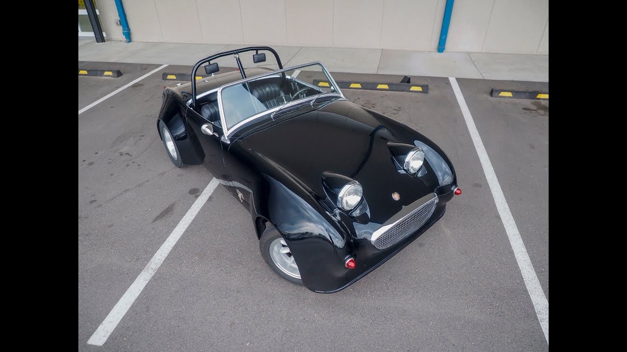 Custom Sprite 1960 Austin Healey 1275cc 4-speed manual - YouTube