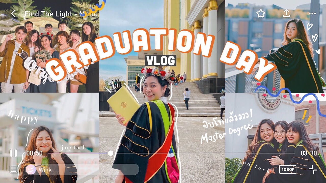 VLOG with me Ep 5 | NIDA Graduation Day 2022 จบป.โท แล้วจ้าา - YouTube