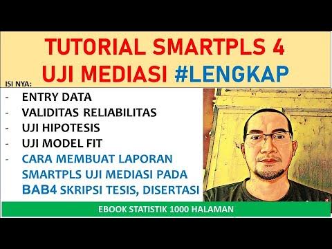 TUTORIAL UJI MEDIASI SMARTPLS 4 #LENGKAP - YouTube