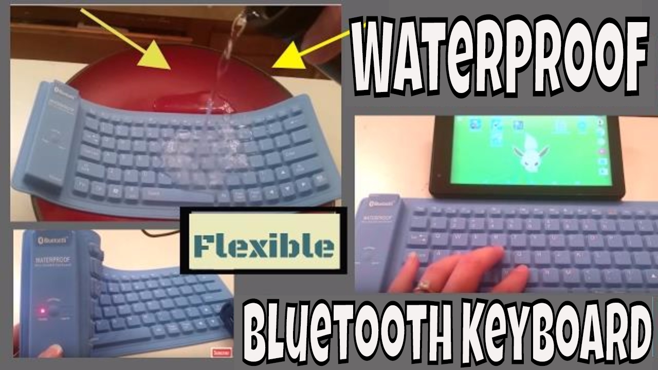 Bluetooth Silicone Waterproof Keyboard 💦 For Android Windows ...